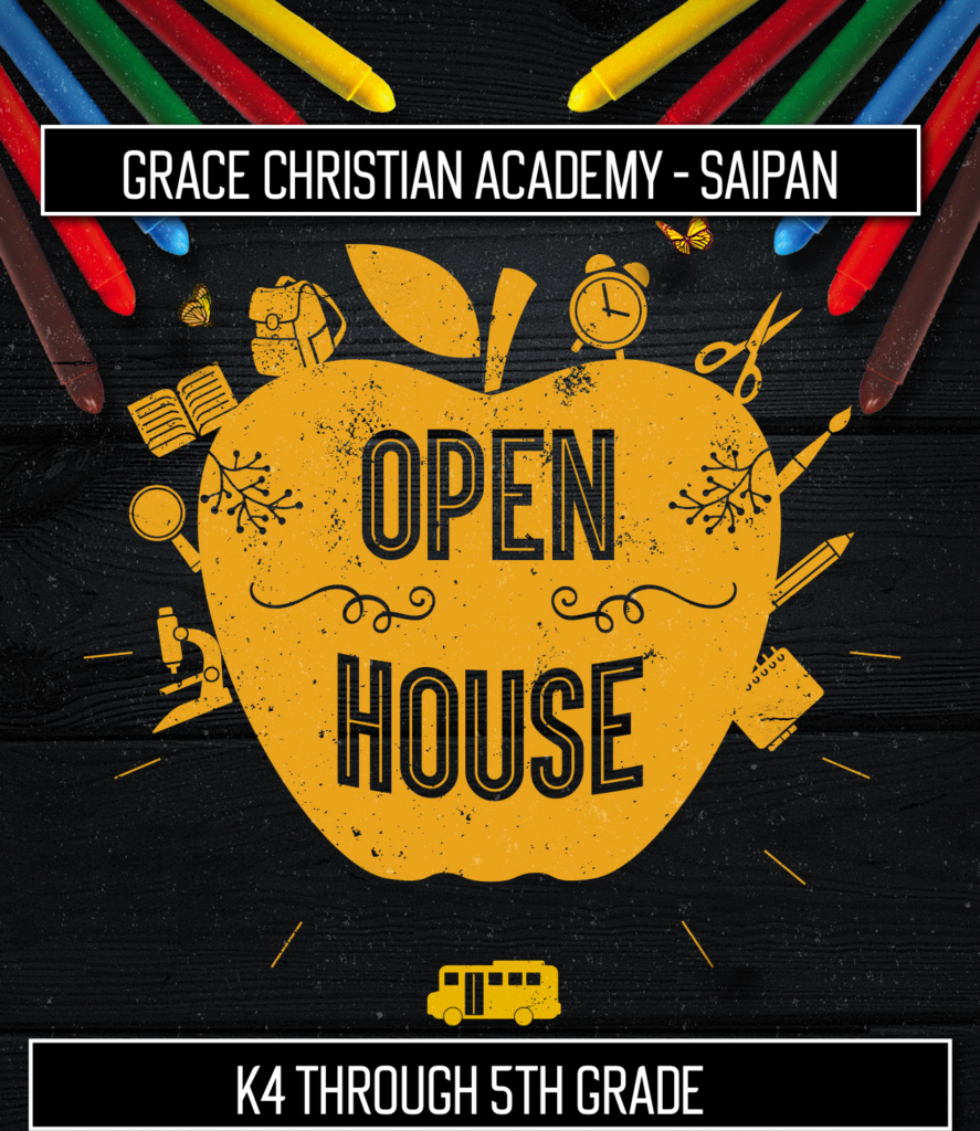 OPEN HOUSE for K4 to 5th Grade – Grace Christian Academy